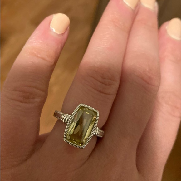 Judith Ripka | Jewelry | Judith Ripka Sterling Silver Canary Crystal ...